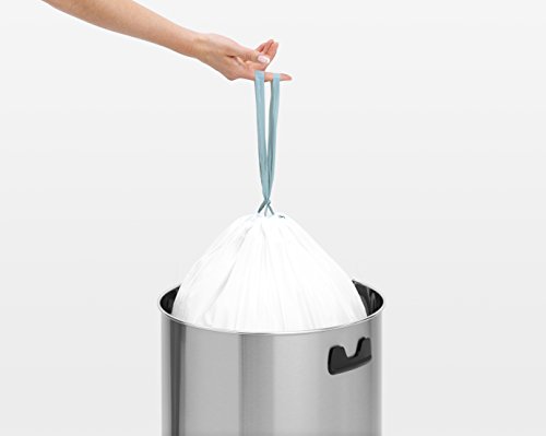 Brabantia 402609 Touch Trash Can, 16 gallon/60 L, Brilliant Steel