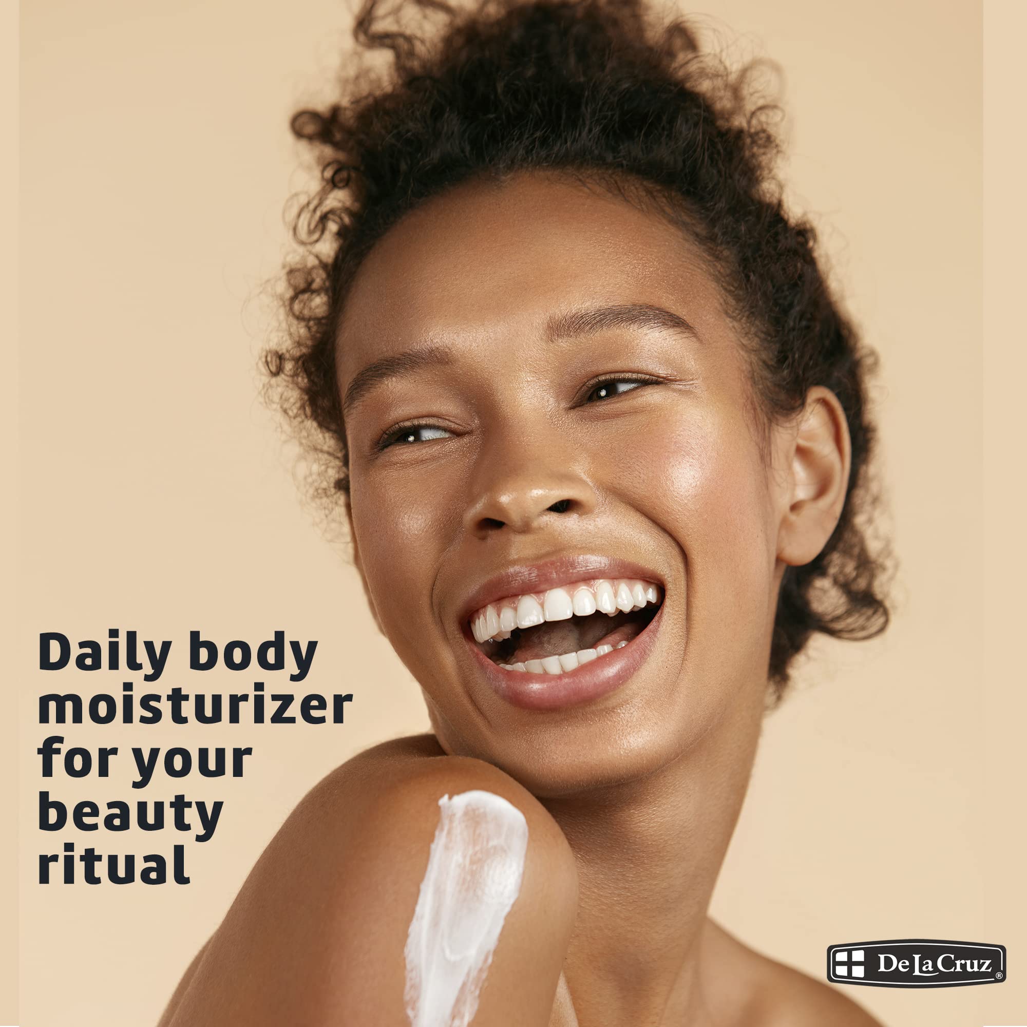 De La Cruz Vitamin E Lotion for Dry Skin with 12,000 IU - Moisturizing Body Lotion for All Skin Types - Made in USA, 8 FL OZ.