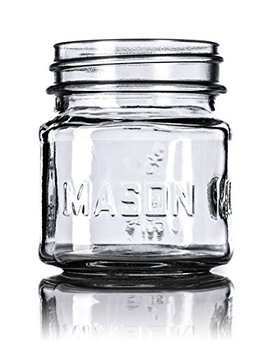 8 oz Mason Jars with 1 piece lids (12-Count) Food-Grade Safe, Versatile