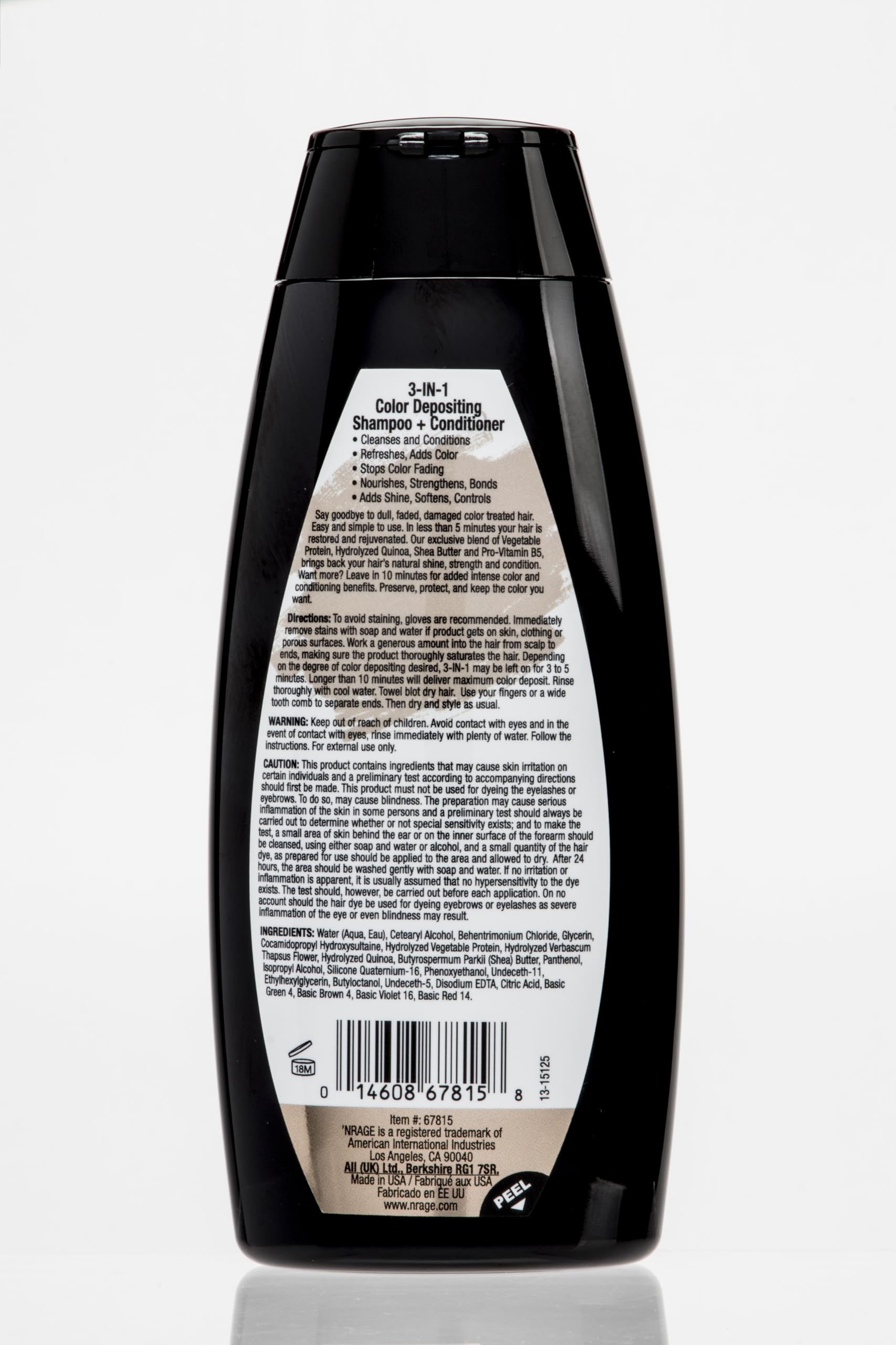N Rage Color Depositing Shampoo + Conditioner 3 in 1 System (N-Ergized Brown)