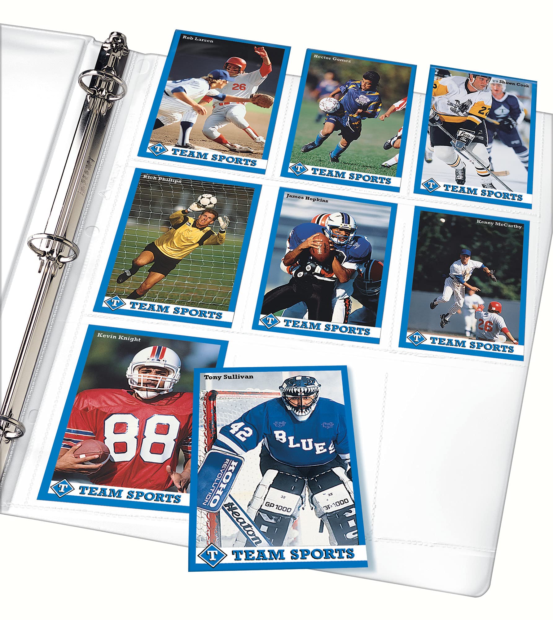 Avery 9 Pocket Trading Card Pages for 3 Ring Binder, Pokemon Cards, Pack of 10, Holds 90 Cards Total (76016)