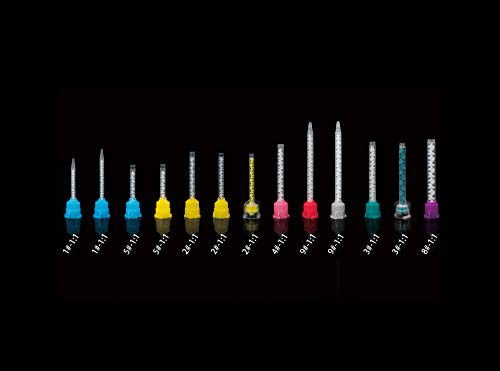 S&Dent USA FDA & TUV CE 1 Bag = 50PCS Dental Silicone HP Mixing Tips 1# = Short 1:1 for VOCO