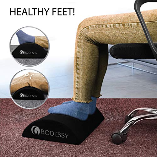 Foot Rest Under Desk, Ergonomic Memory Foam Foot Cushion, Office Foot Rest Pillow, Foot Pillow Office Home Accessories, Desk Foot Stool Rocker, Non-Slip Bottom
