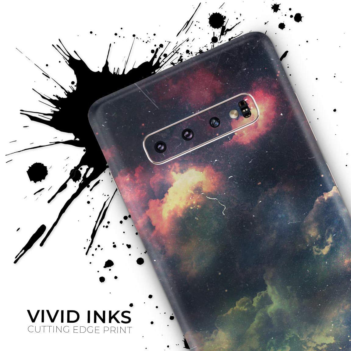 DesignSkinz Vintage Stormy Sky Protective Vinyl Decal Wrap Skin Cover Compatible with The Samsung Galaxy S20 (Screen Trim & Back Glass Skin)