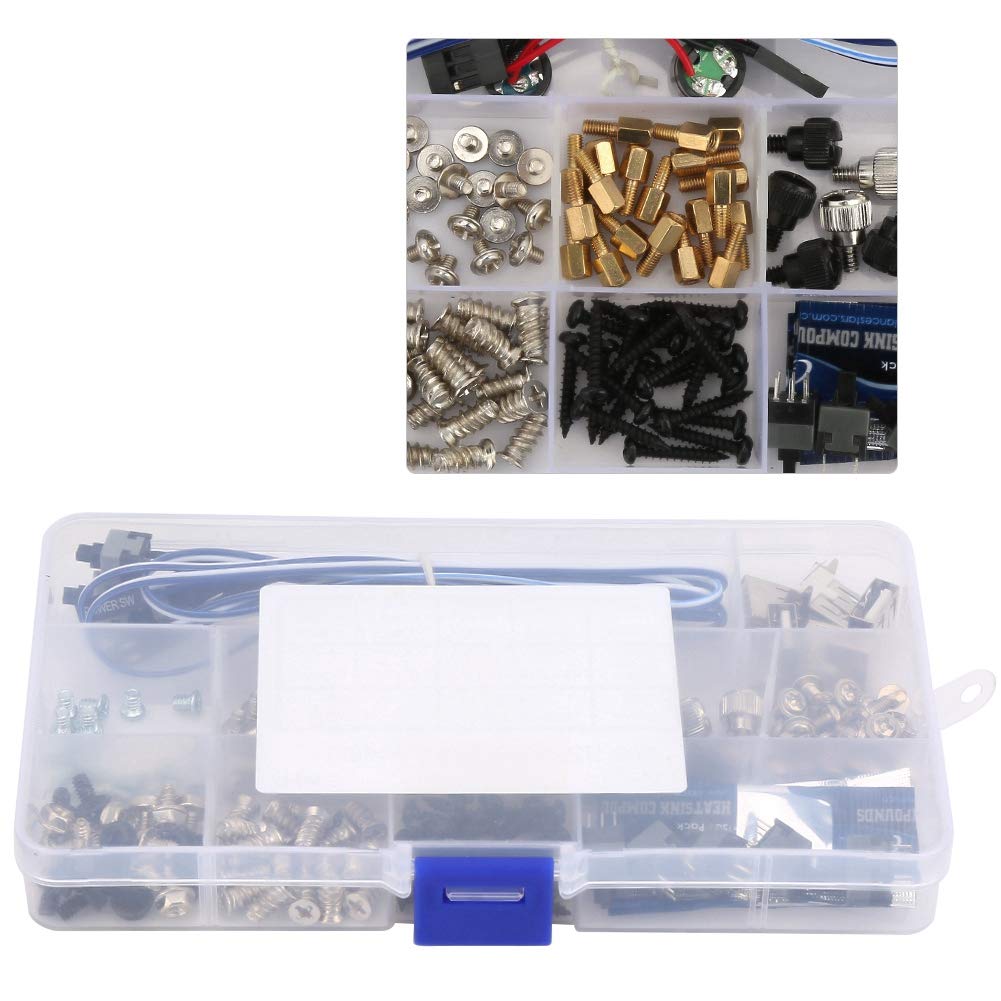 with Storage Box Computer Screws Kit, Computer Repairing Screws, for Repair Maintenanc