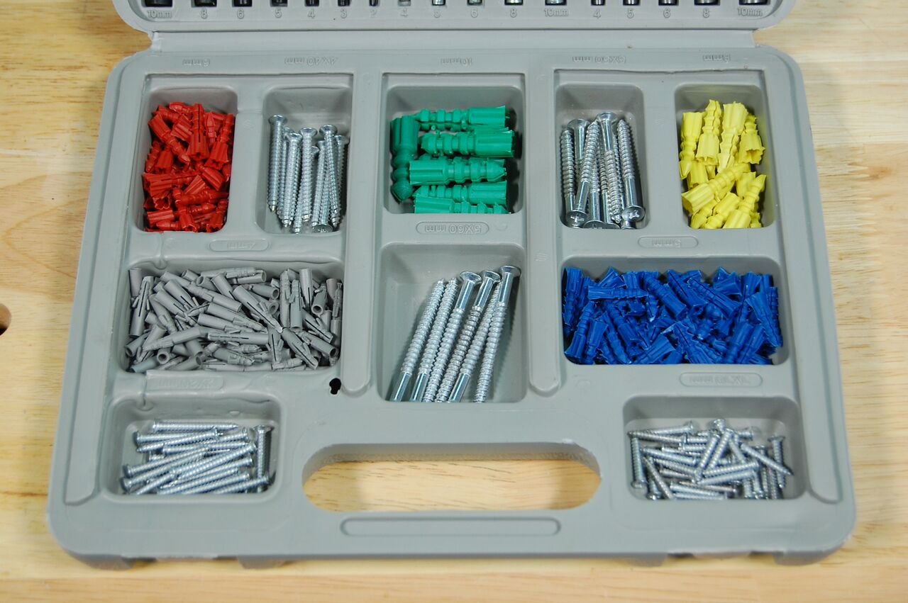 Official Rotorazer Professional 310-piece Contractor's Drill Bit Set for Bits, Screws and Parts for Screwdrivers, Saws, Drills, Wood, Walls, Metal and Plastic AS SEEN ON TV