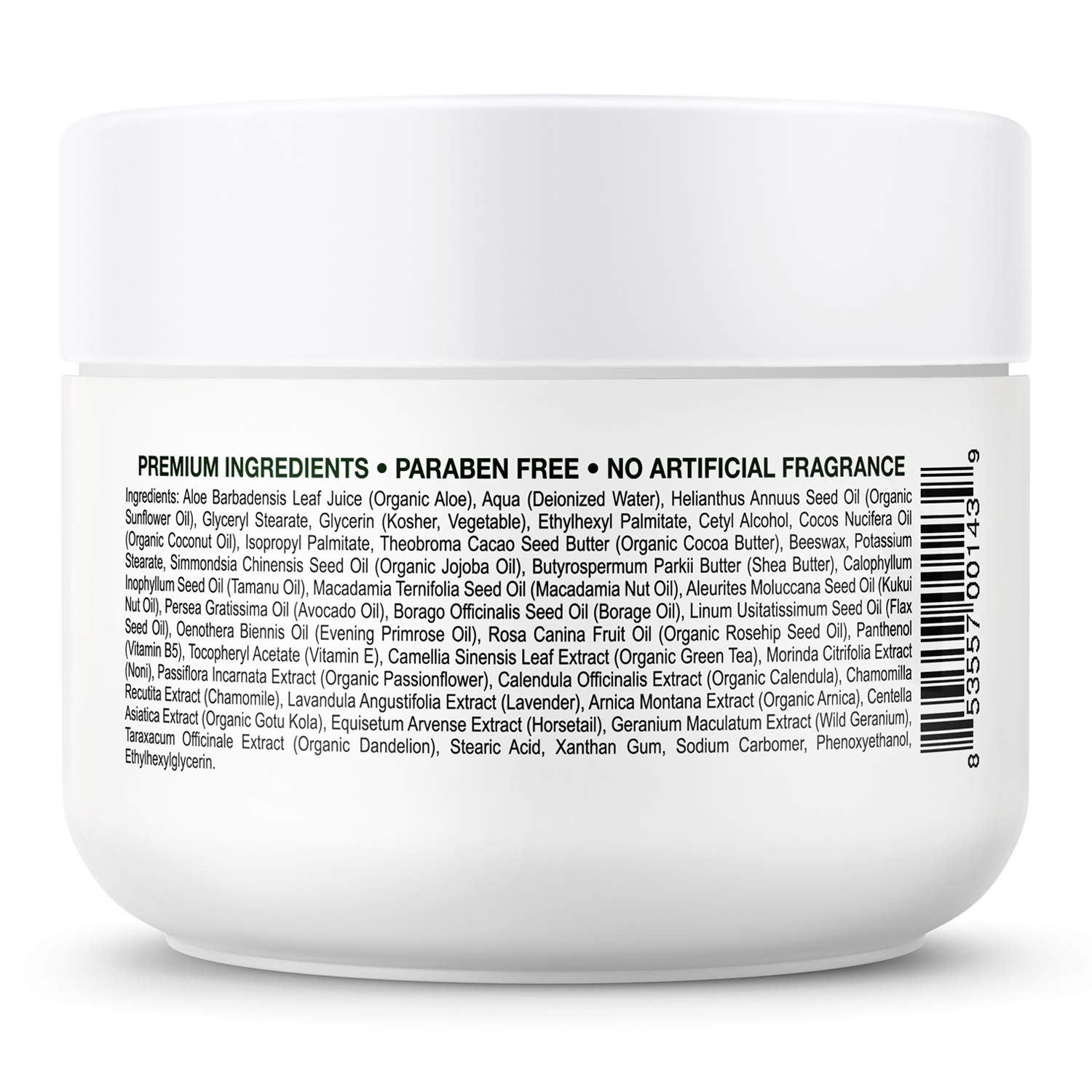 Deluvia Miracle Aloe Cream | Face & Body Moisturizer with Vitamin E & Organic Aloe Vera | Hydrating, Soothing for Dry Skin, Anti-Wrinkle, Acne Scars, Rosacea, Psoriasis, Eczema - 2 Pack