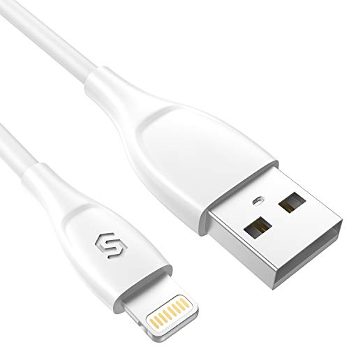 Syncwire iPhone Charger Lightning Cable - 6ft [Apple Mfi Certified] Ultra-Durable Fast Charging & Syncing Apple Charger Cord for iPhone 11 XS Max XR X 8 Plus 7 Plus 6S 6 Plus Se 5, iPad iPod - White