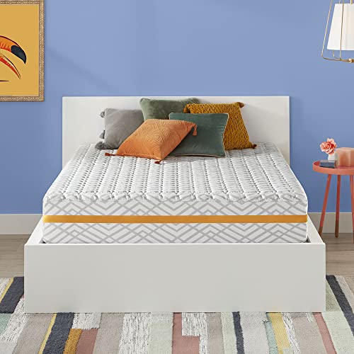 Simmons Amazon Exclusive - Premium Hybrid Memory Foam Mattress - 10 Inch, Twin Size, Individually Wrapped Coils, Cooling Foam, Quilted Cover, CertiPur-US Certified, 100-Night Trial