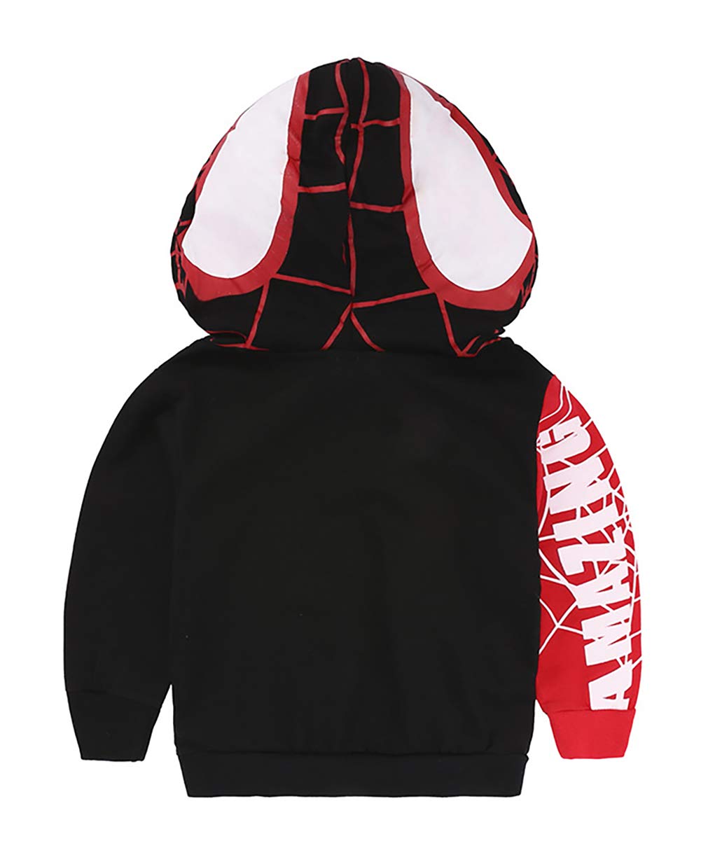 Shanleaf-Cat Spider Long Sleeve Pullover Hoodie Sweatshirt Outfits Set 2 Pcs Toddler Kids Baby Boys Pants Clothing Suit (Black, 5T)