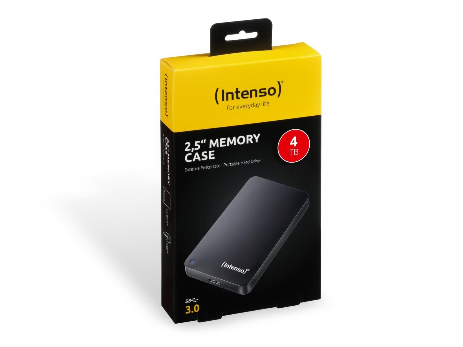 Intenso Memory Case 5 TB Portable Hard Drive, Black