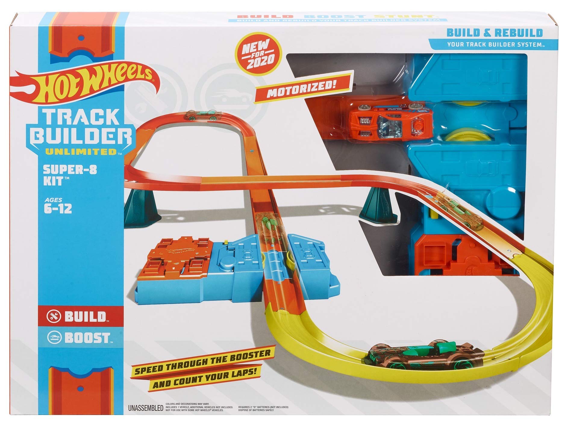Hot Wheels Track Builder Unlimited Super-8 Kit