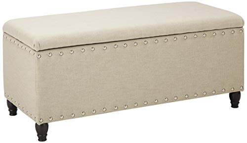 Christopher Knight Home Tatiana Fabric Storage Ottoman, Wheat