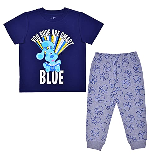 Nickelodeon Blue's Clues Boys Short Sleeve T-Shirt and Pants Set for Toddlers
