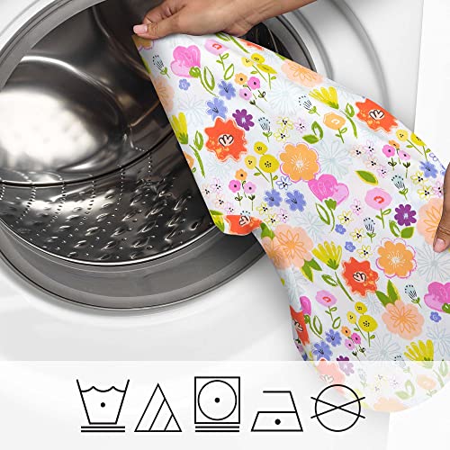 Boppy Original Support Nursing Pillow, Multicolor Spring Flowers, Ergonomic Breastfeeding, Bottle Feeding, and Bonding, Firm Hypoallergenic Fiber Fill, Removable Cover, Machine Washable