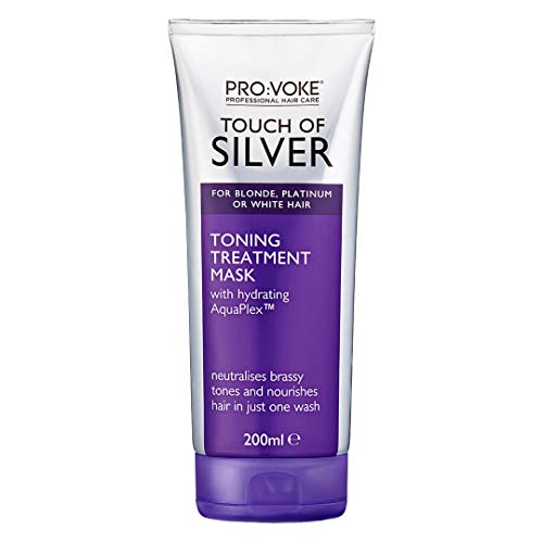 PROVOKE Toning Treatment Mask for Blonde, Platinum, White or Grey Hair - 200 ml