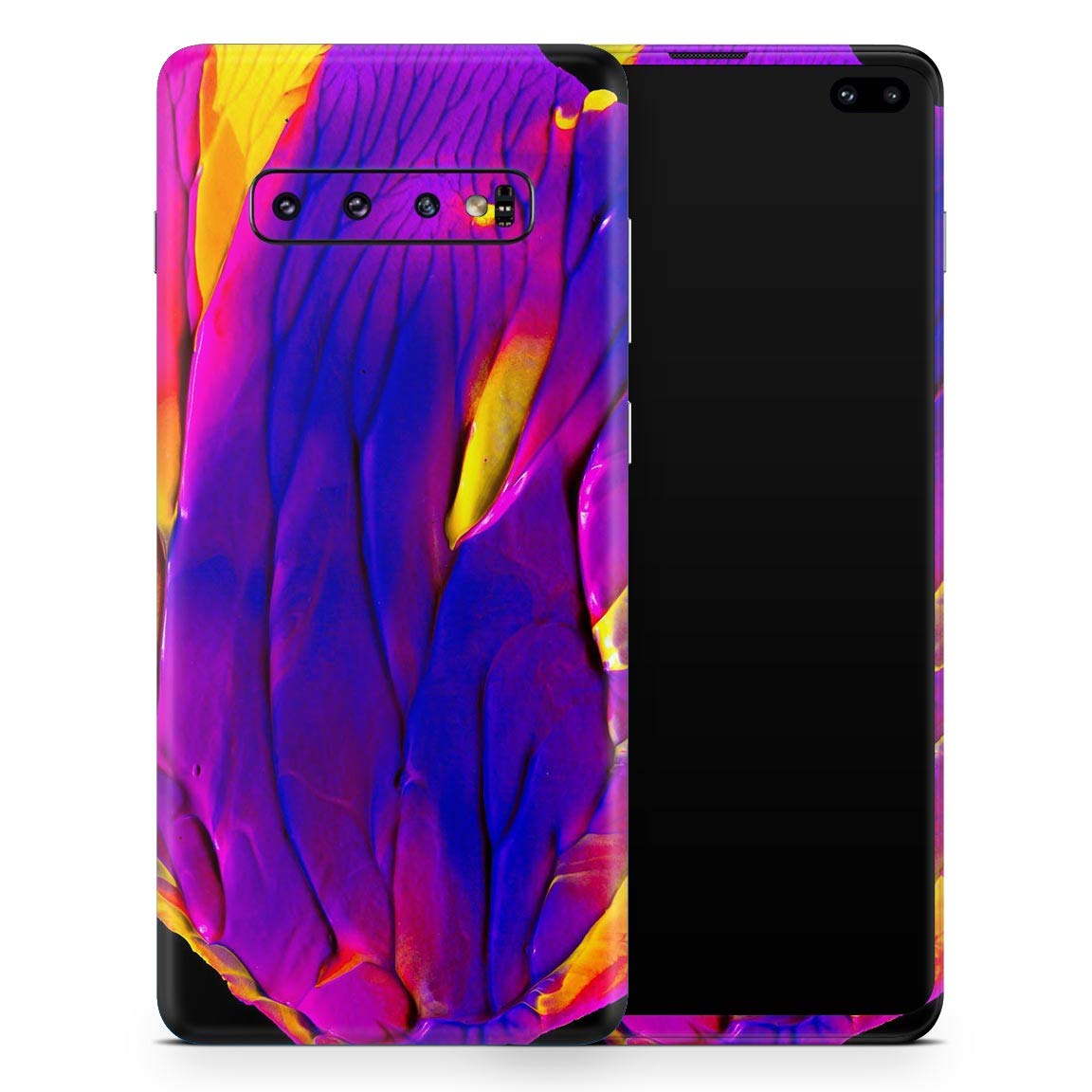 DesignSkinz Liquid Abstract Paint V9 Protective Vinyl Decal Wrap Skin Cover Compatible with The Samsung Galaxy S20 (Screen Trim & Back Glass Skin)