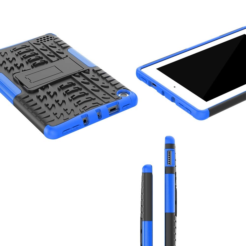 Boskin for Kindle fire 7 case 2019 2017 Release,Kickstand Heavy Duty Cover for Amazon fire 7 Tablet 9th/7th Generation (Blue)