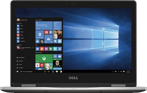 DELL Flagship Inspiron 2-in-1 13.3 inches Touch-Screen Laptop - Intel Core i5 -7200U - 8GB Memory - 256GB Solid State Drive - Gray (Renewed)