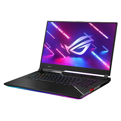 ASUS ROG Strix Scar 17 (2022) Gaming Laptop, 17.3" 360Hz IPS FHD Display, NVIDIA GeForce RTX 3070 Ti, Intel Core i9-12900H, 16GB DDR5, 1TB SSD, Per-Key RGB Keyboard, Windows 11, G733ZW-DS94