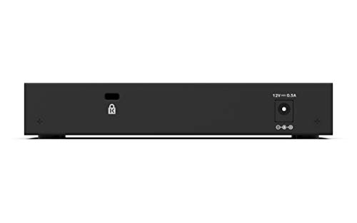 NETGEAR 8 Port Gigabit Ethernet Managed Network Switch (GS308E) - Desktop or Wall Mount, Home Network Hub, Office Ethernet Splitter, Silent Operation
