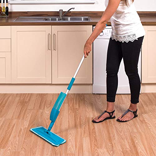 6 Pack Microfiber Spray Replacement Mop Pads - Perfect Cleaning Solution for Home and Commercial Use, Compatible with Bona Floor Care System