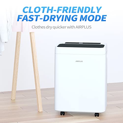 AIRPLUS 4500 Sq. Ft Dehumidifier for Basement with Drain Hose, 70 Pints Dehumidifier for Home (AP2008)