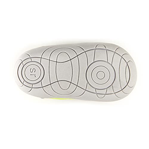 Stride Rite 360 Infant and Toddler Boys Gogo First Walker Shoe, Grey/Neon, 4 Toddler