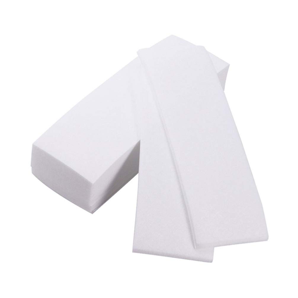 ROSENICE 100pcs Wax Strips Paper Professional Facial Body Hair Removal Depilatory Nonwoven Epilator