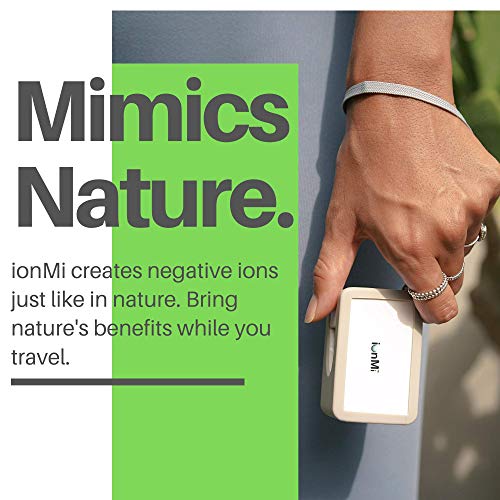 IonPacific ionMi, Wearable Negative Ionizer with Highest Output - Up to 20 Million Negative Ions/Sec, USB Rechargeable, Eliminates: Pollutants, Allergens, Mold, Germs (2-Pack)