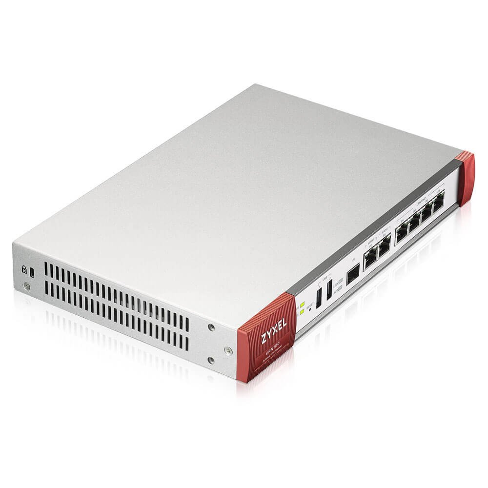 Zyxel ZyWALL 2.0 Gbps, up to 100 users VPN Firewall/SD-WAN, a 1-year SD-WAN license pack included [VPN100]