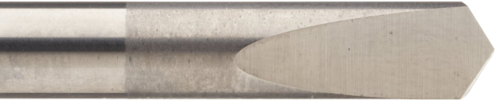 Chicago Latrobe 78485 780 Solid Carbide Spade Drill Bit, Uncoated (Bright) Finish, Round Shank, 118 Degree Conventional Point, 5/32" Size