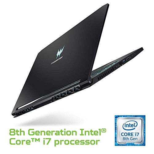 Acer Predator Triton, Gaming Laptop, Core i7-8750H, GeForce RTX, Max-Q, 15.6 inches FullHD 144Hz, 16GB , 512GB PCIe SSD (Renewed)