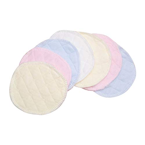 ARTIBETTER 6pcs Bamboo Nursing Pads Reusable Washable Breastfeeding Pads Breast Pad (Random Color)