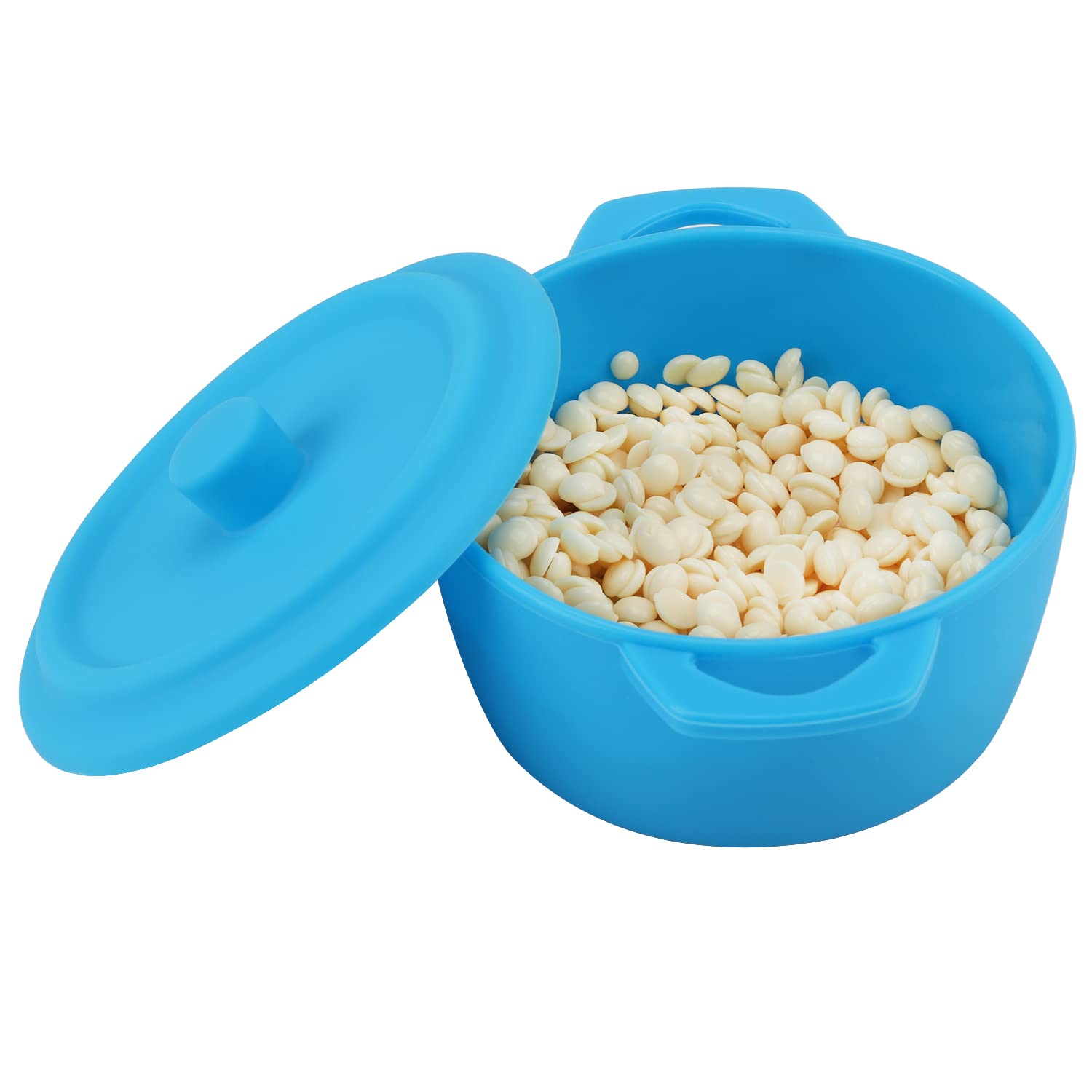 3 in 1 Wax Pot Reusable Bowl, Non-Stick Replacement Pot Removable Hair Removal Warmers Waxing, Applicable directly in the microwave oven and oven, heated