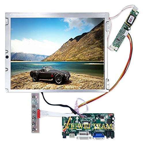 Lysee Mobile Phone Parts - 12.1 inch 800X600 Display Screen LQ121S1DG31 TFT LCD Panel M.NT68676.2 LCD Controller Board HDMI+DVI+VGA Audio PC