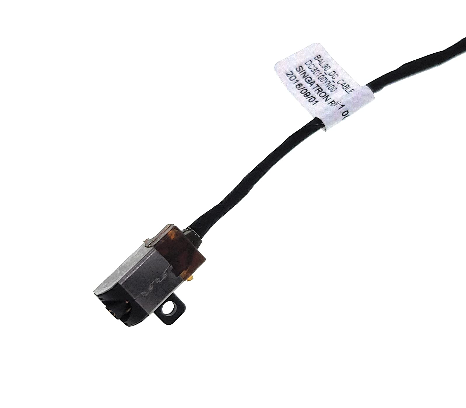PHONSUN DC Power Jack Port Socket Slot in Cable Replacement with Wire Harness for Dell Inspiron 15 17 5000 5565 5567 P66F P66F001 5767 P32E P32E001 0R6RKM R6RKM DC30100YN00 DC30100ZM00 BAL30_DC_Cable