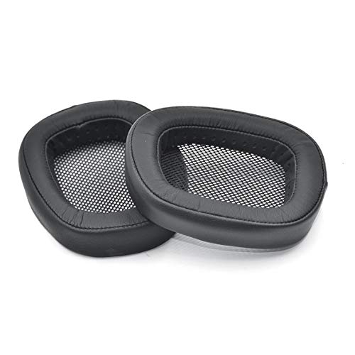 G433 Ear Pads Replacement Ear Cushion Compatible with Logitech G433 G233 G-pro Headphones (Black pu)