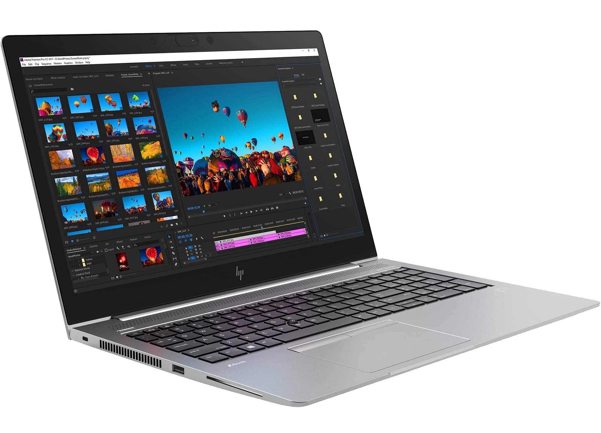 HP ZBOOK 15U G5 Workstation Laptop (Intel i7-8650U 4-Core, 32GB RAM, 512GB PCIe SSD, Intel UHD 620, 15.6" Full HD Bluetooth, Webcam, 1xUSB 3.1, Win 10 Pro (Renewed)