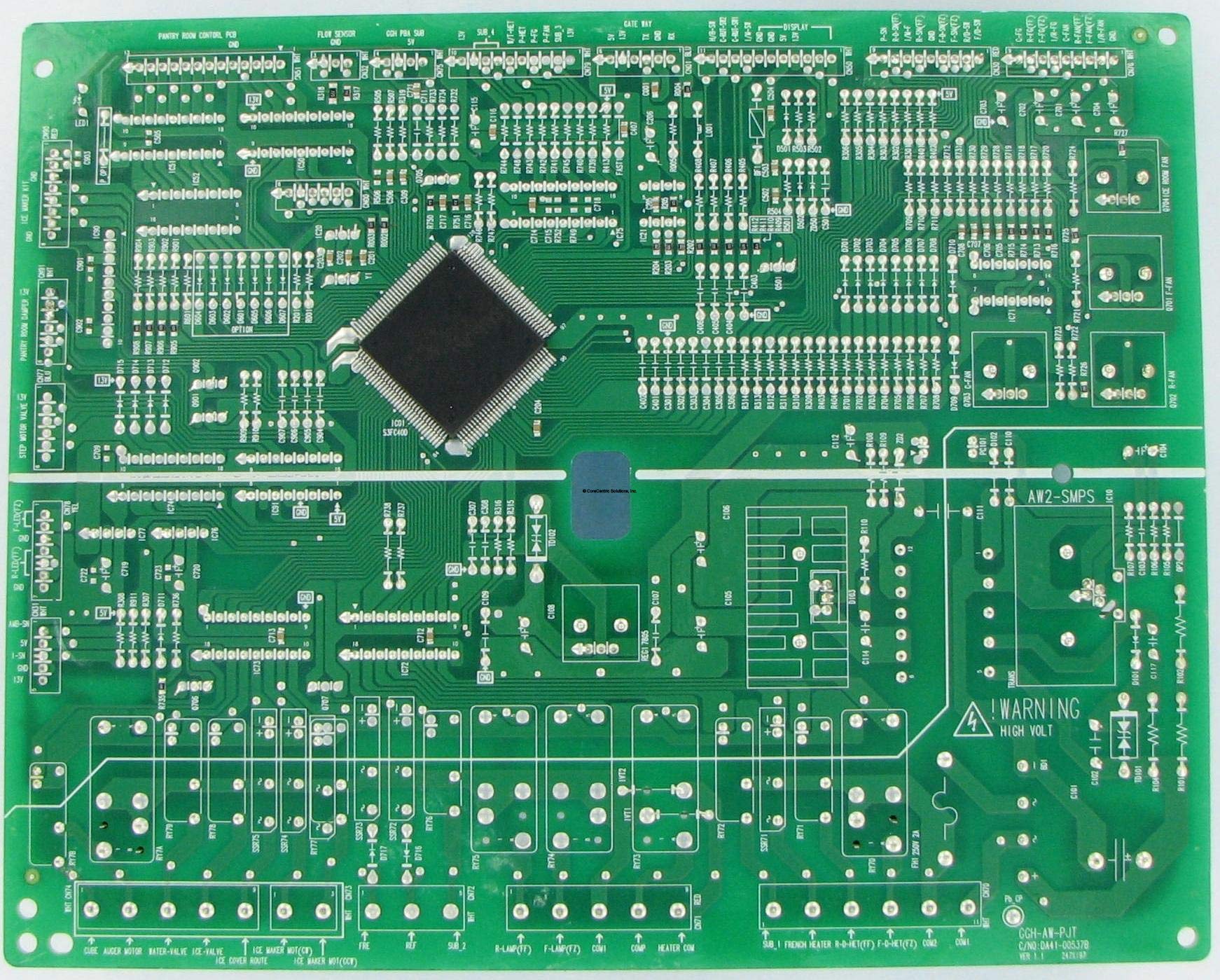CoreCentric Remanufactured Refrigerator Main Power Control Board Assembly Replacement for Samsung Da41-00651T