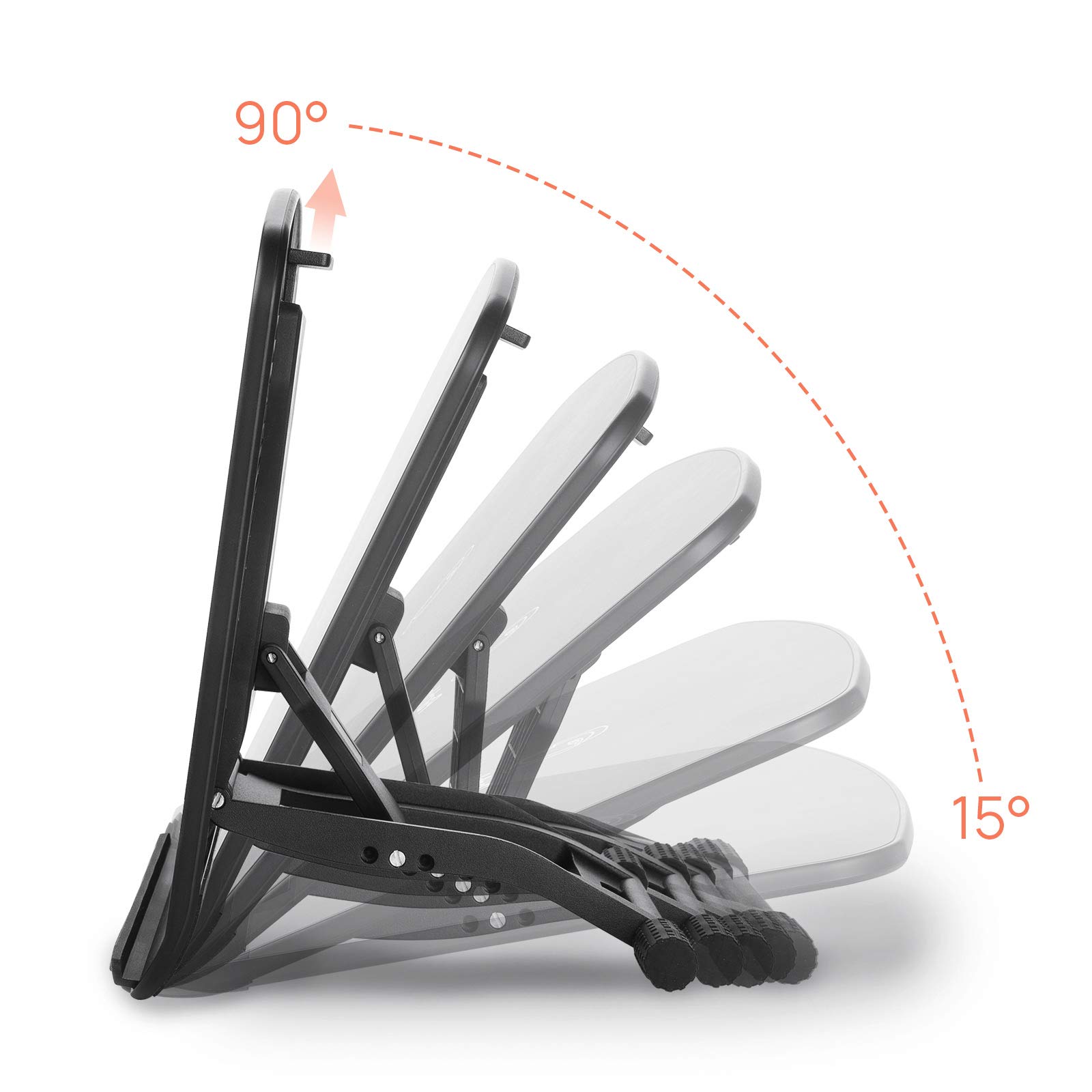 Parblo PR 100 Universal Tablet Stand, Adjustable from 10 to 16 inch for Drawing Tablets, Monitors, Compatible with iPad, Microsoft Surface Pro Series, Laptop