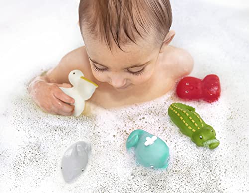 Battat – Assorted Bath Toys – 9Pcs Animal Squirters – Water Squirt Toys – Bath & Pool – 10 Months + – Bath Buddies (9Pcs)