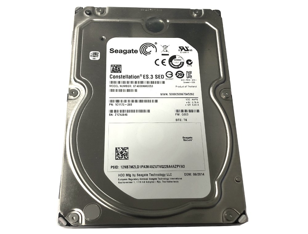 Seagate Constellation ES.3 ST4000NM0053 4TB SATA 6Gb/s 128MB Cache 7200RPM 3.5 inches Internal Enterprise Hard Drive (Renewed)
