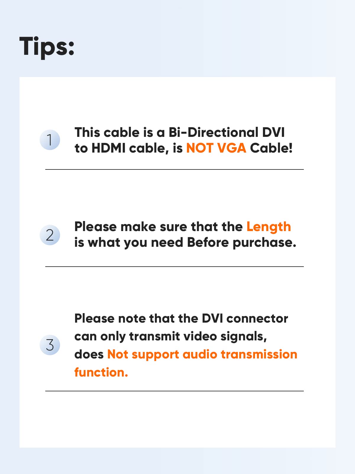 CableCreation HDMI to DVI Short Cable 0.5ft, Bi-Directional DVI-I (24+5) Female to HDMI Male Adapter 1080P DVI to HDMI Converter Compatible with Xbox, PC, TV Box, PS5, Blue-ray, Switch