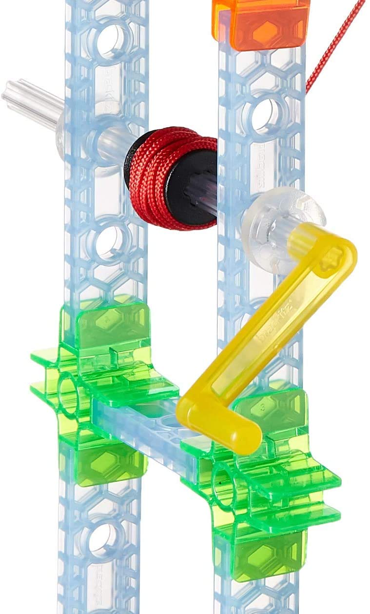 Brackitz Pulleys 90 Piece STEM Simple Machines Building Toy for 7, 8 and 9+ Year Olds | Kids Educational Engineering Construction Set | Hours of Creative Learning and Fun