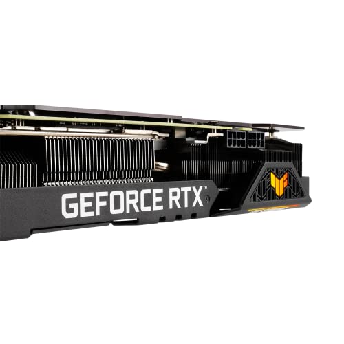ASUS TUF Gaming NVIDIA GeForce RTX 3060 Ti OC Edition Graphics Card (PCIe 4.0, 8GB GDDR6X, HDMI 2.1, DisplayPort 1.4a, Dual Ball Fan Bearings, Military-Grade Certification, GPU Tweak III)
