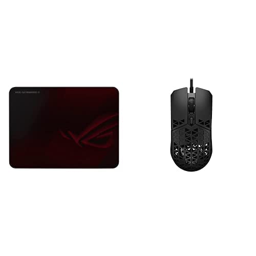 ASUS TUF Gaming M4 Air Lightweight Gaming Mouse & ASUS ROG Scabbard II Gaming Mouse Pad
