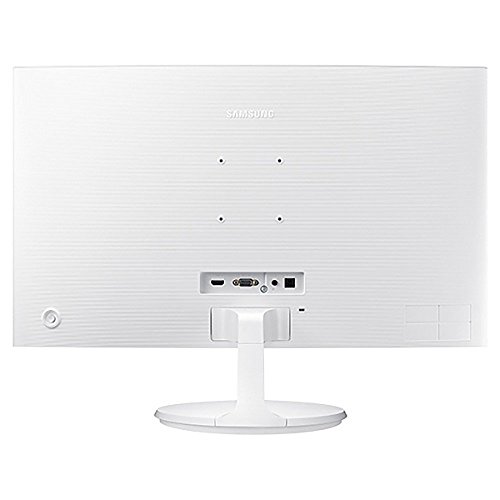 Samsung Curved 1920x1080 HDMI VGA Monitor, White, 27" (Renewed)