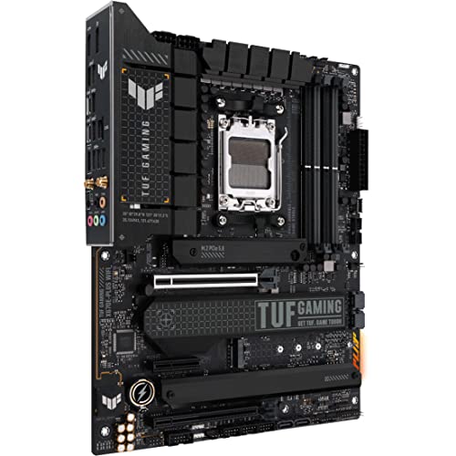ASUS TUF Gaming X670E-PLUS WiFi 6E Socket AM5 (LGA 1718) Ryzen 7000 ATX Gaming Motherboard(16 Power Stages, PCIe® 5.0, DDR5 Memory, Four M.2 Slots,2.5 Gb LAN,USB 4, Aura RGB Lighting)