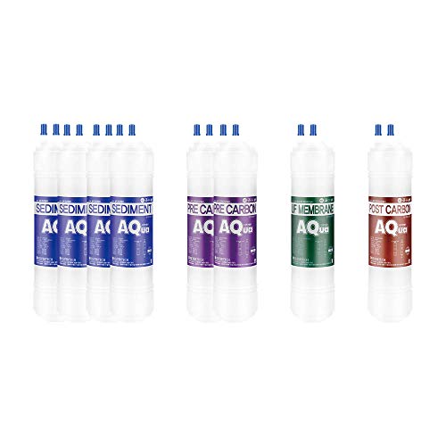 8EA Economy Replacement Water Filter 1 Year Set for Chunwoo Aqua : CWP-2182H/CWP-2182H/CWP-2153H/CWP-2151H/CWP-2116/CWP-2152H/CWP-2171H/CWP-2170H/KNP-2181H/CWP-2154H/CWP-2116-10 microns
